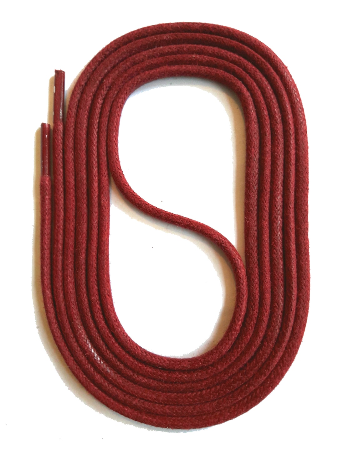 SNORS - Laces - WAXED ROUND Enkel Dark Red, 7 Lengths, Approx. 2-3 Mm ...