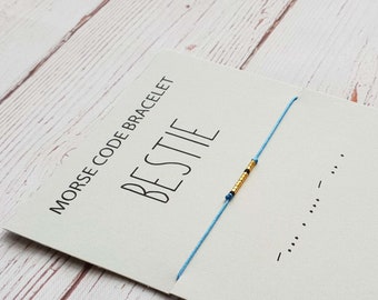 Morse Code Bestie - Etsy
