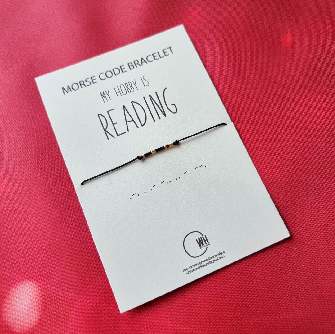Reading Morse Code Bracelet: Gold & Silver Miyuki Beads, Hobby Jewelry ...