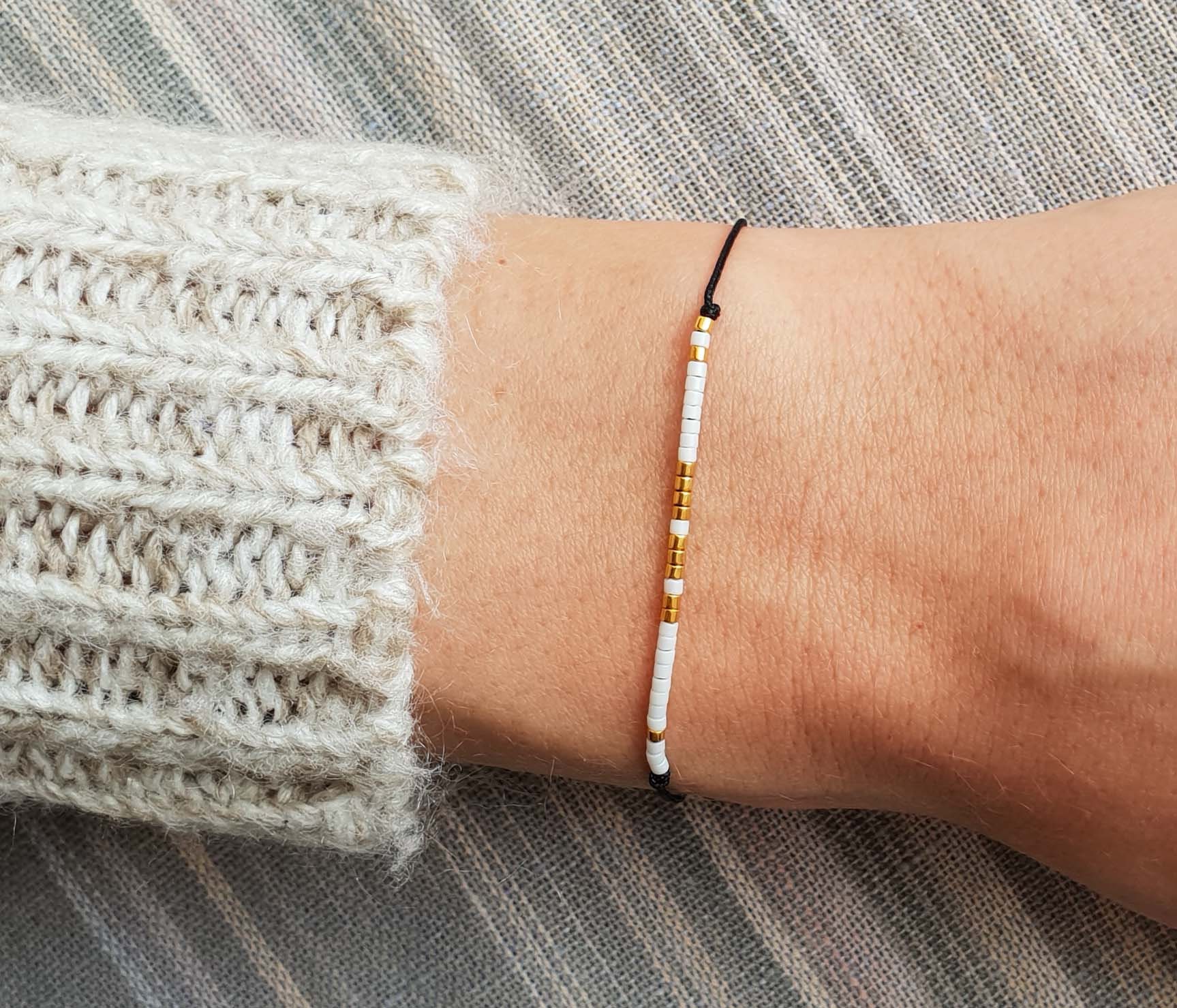 CHIONOPHILE Morse Code Bracelet Gift Jewelry Friendship | Etsy