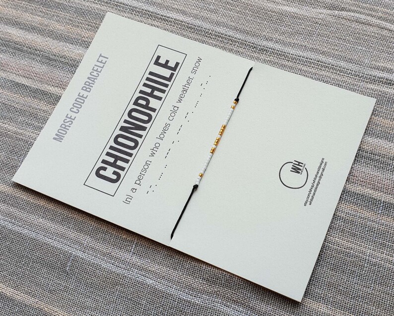 CHIONOPHILE Morse Code Bracelet Gift Jewelry Friendship - Etsy
