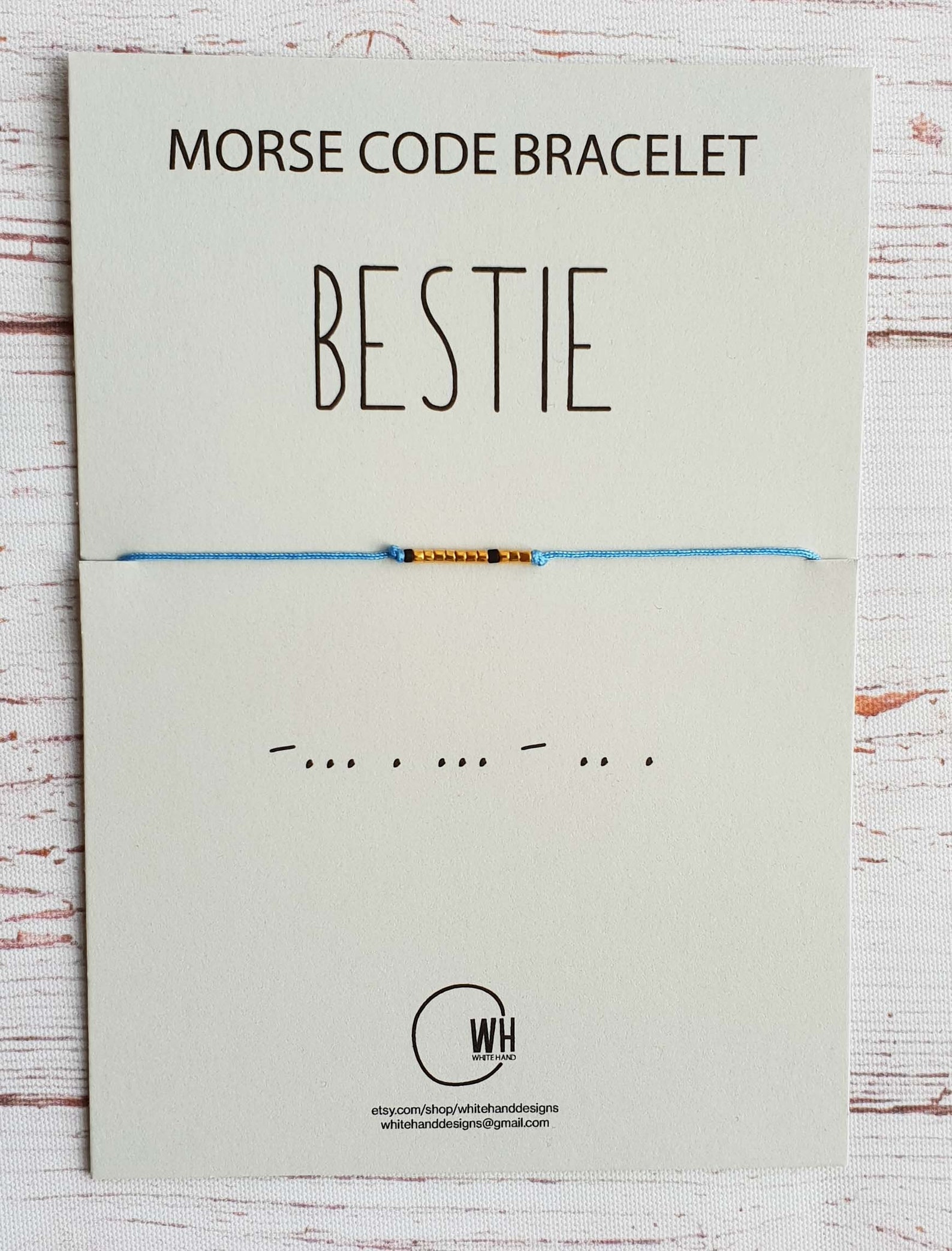 Bestie Morse Code Bracelet Bracelet Bracelet for Women - Etsy