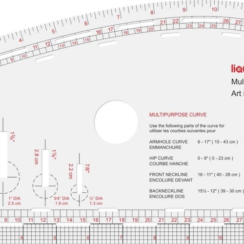 Liquidraw Pattern Maker Fashion Design Pattern Making Ruler - Etsy