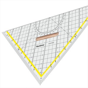 Liquidraw Set Square Ruler Triangle Ruler Triangular Protractor 25cm ...