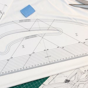 Pattern Maker Fashion Designing Ruler Multi Purpose Garment Making ...