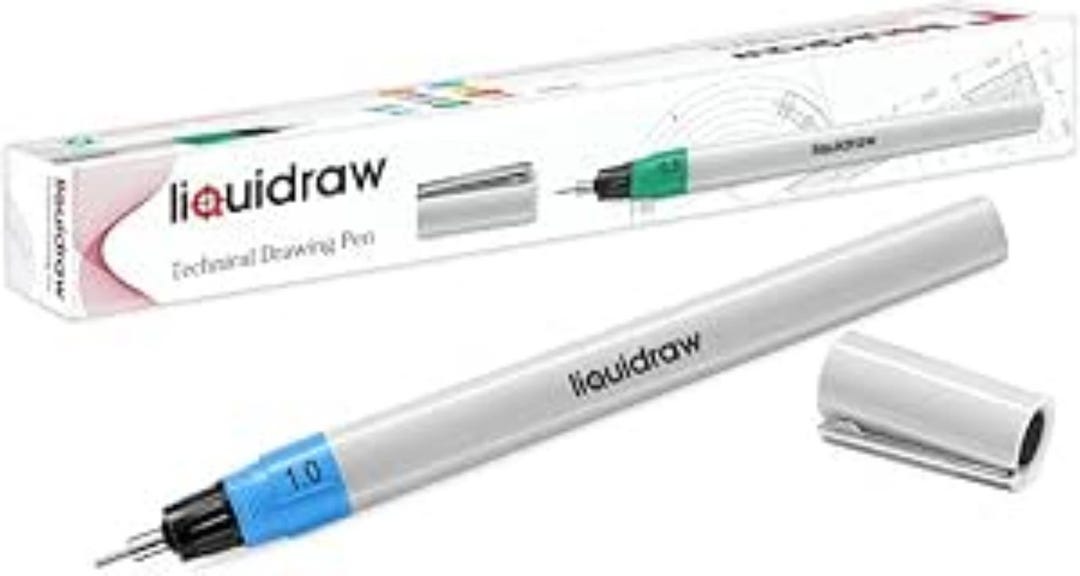 Liquidraw Technical Drawing Pens for Artists 1.0mm, Refillable - Etsy