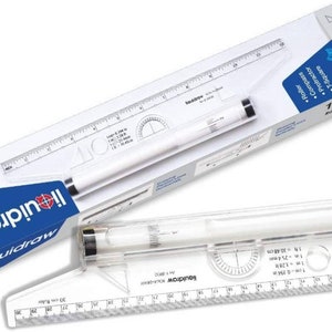 Liquidraw Triangular Scale Ruler & Rolling Ruler 30cm Set With ...