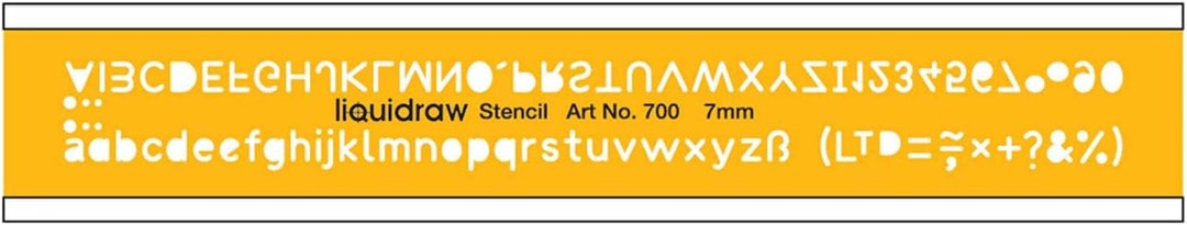 Liquidraw Lettering Stencils for Crafts English Stencil Alphabet Number ...