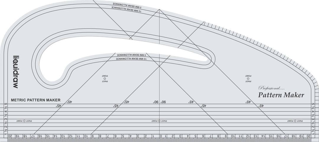 Pattern Maker Fashion Designing Ruler Multi Purpose Garment Making ...