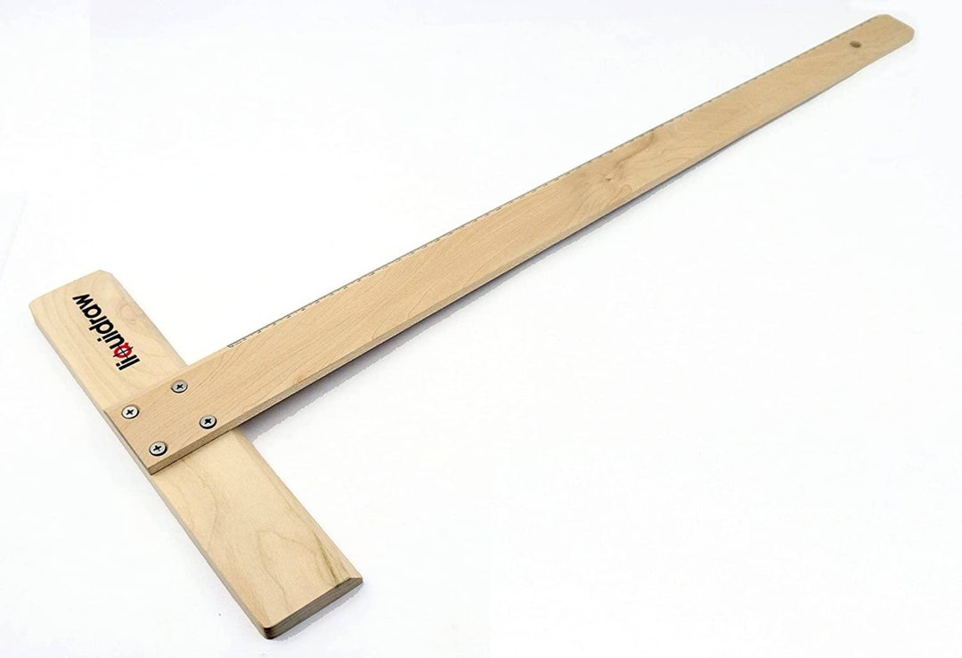Liquidraw T Square Wooden Ruler 60cm 24" for Drawing, Drafting, General ...