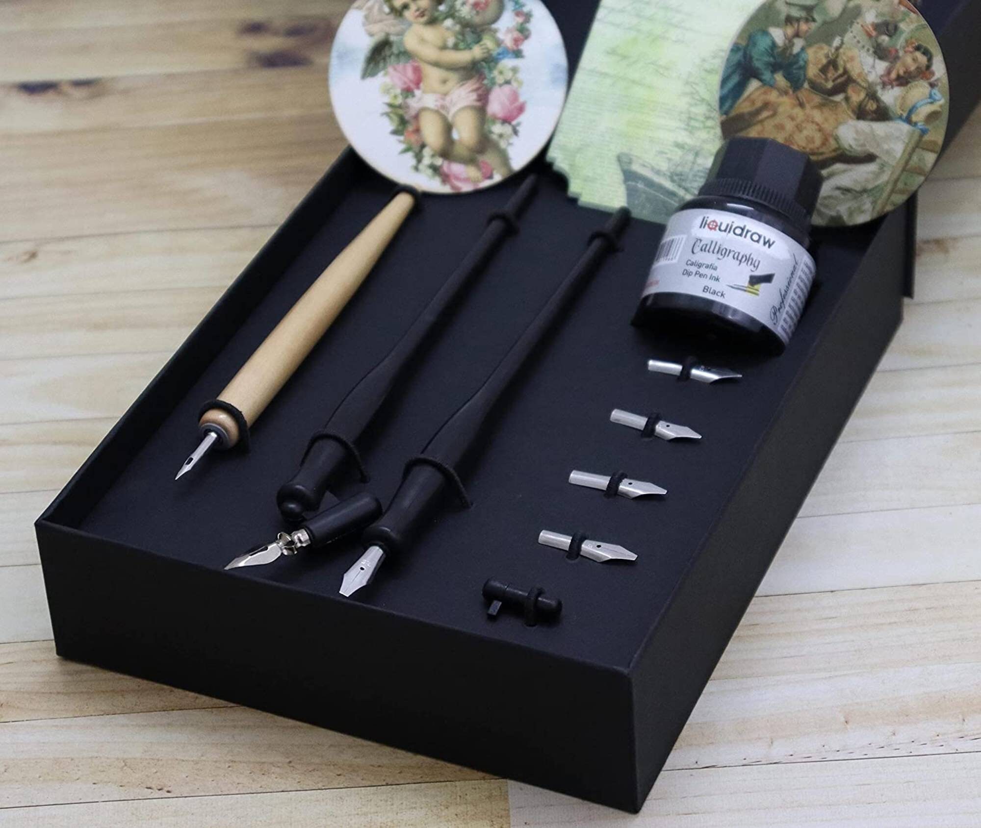 Liquidraw Calligraphy Pens Set Dip Pen Nibs Holder Set With - Etsy
