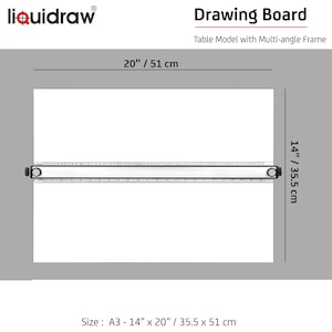 Liquidraw A3 Drawing Board Parallel Motion, Table Model With 5 ...