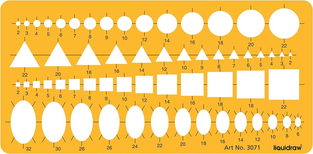 Liquidraw Circle Template Stencil Ellipse Oval Triangle Square Hexagon ...