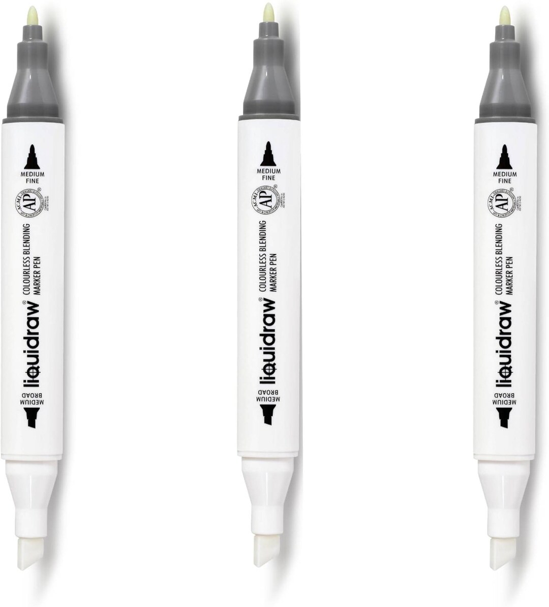 Liquidraw Colourless Blender Marker Set of 3, Dual Tip Marker ...