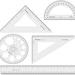 Liquidraw Set Square Triangle Ruler Geometry Set Professional ...