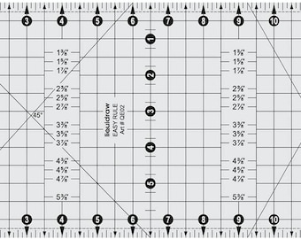Ruler/template 60 Degree Triangle Ruler, Small by Marti Michell MIM8962 ...