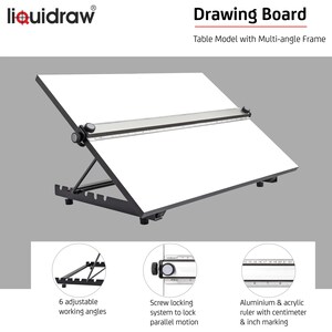Liquidraw A3 Drawing Board Parallel Motion, Table Model With 5 ...