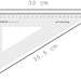 Liquidraw Set Square Triangle Ruler Geometry Set Professional ...