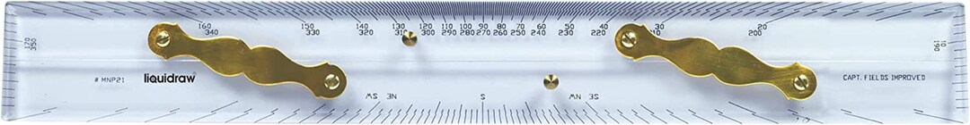 Liquidraw Marine Navigation Parallel Ruler 21" Brass Joints Nautical ...
