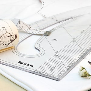 Pattern Maker Fashion Designing Ruler Multi Purpose Garment Making ...