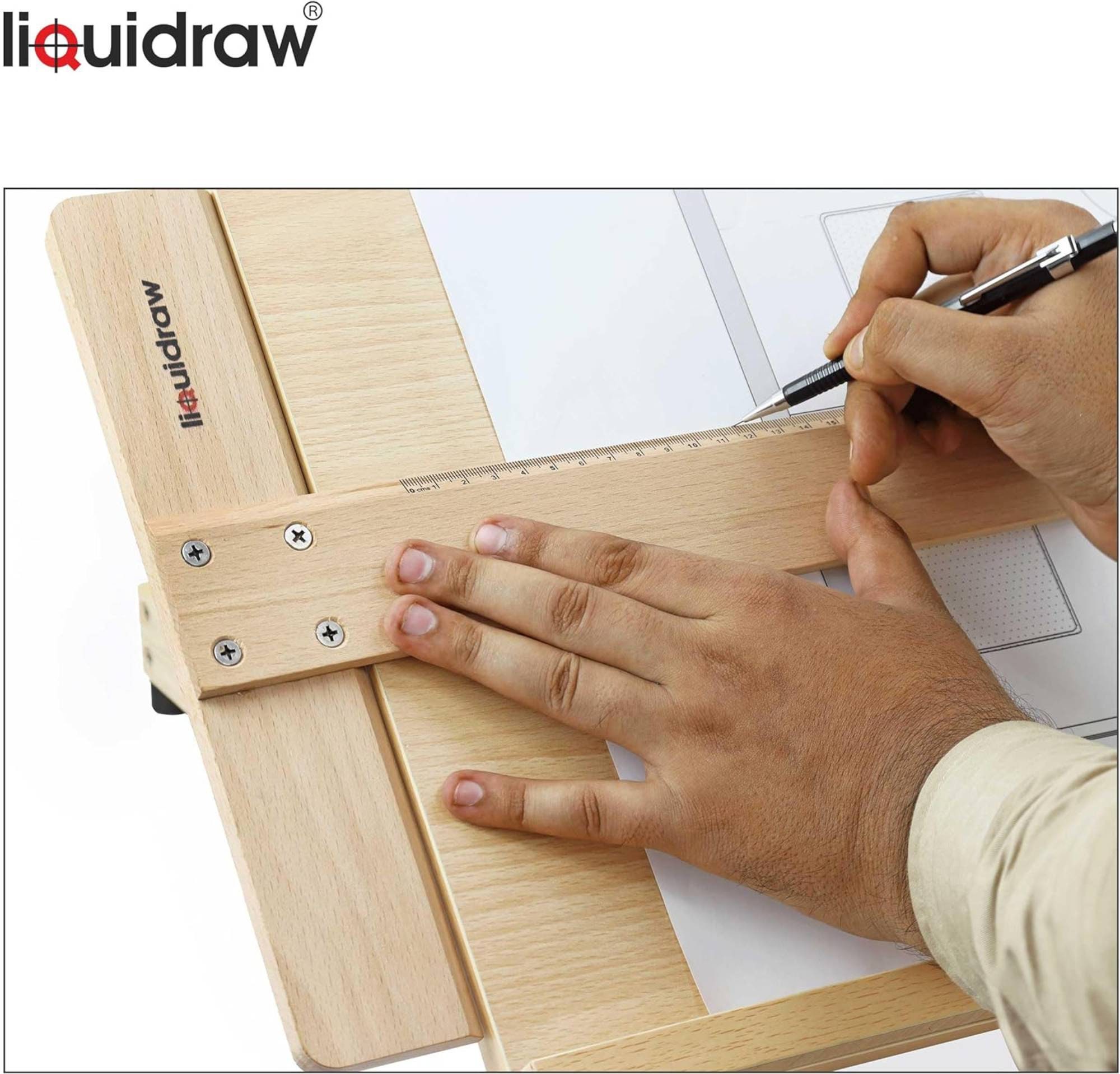 Liquidraw A2 Artist Drawing Board 6 Angles Adjustable Solid Wood Art ...