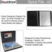 Liquidraw A2 Art Portfolio Case for Artists, 20 Sleeves Inserts Storage ...