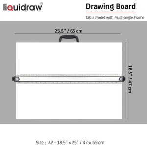 Liquidraw A2 Drawing Board Parallel Motion, Table Model With 5 ...
