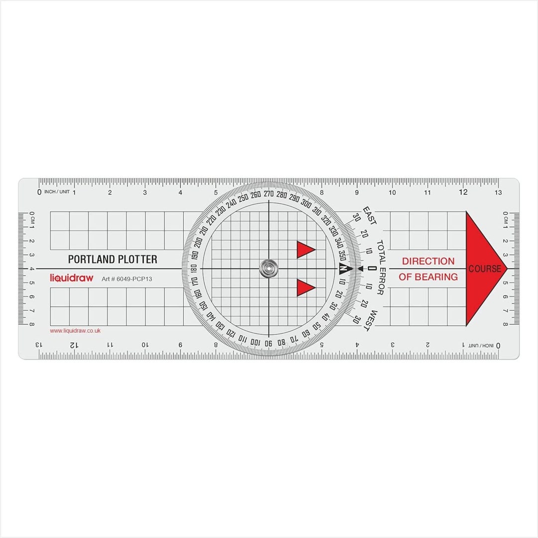 Liquidraw Portland Course Plotter Navigation Divider Marine Nautical ...