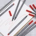 12 RED Fineliner Pens Set Fine Point Pens 0.4mm Fineliners Red Coloured ...