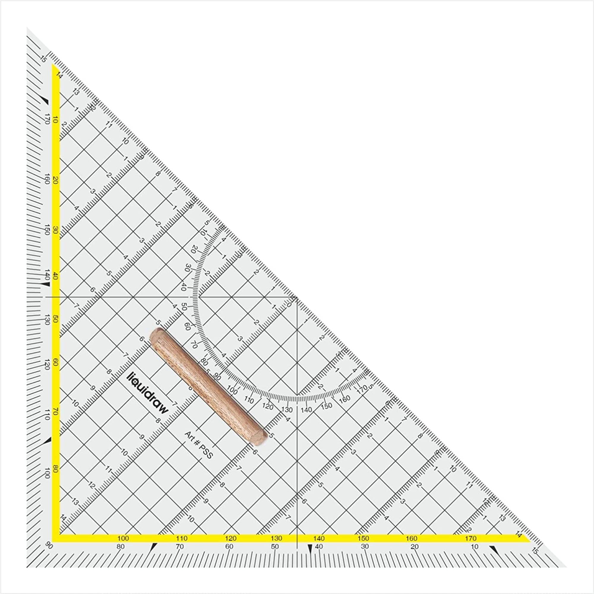 Liquidraw Set Square Ruler Triangle Ruler Triangular - Etsy