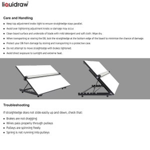 Liquidraw A2 Drawing Board Parallel Motion, Table Model With 5 ...