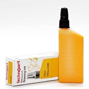 Technical Pen Waterproof Drawing Ink 25ml (compatible With Rotring ...