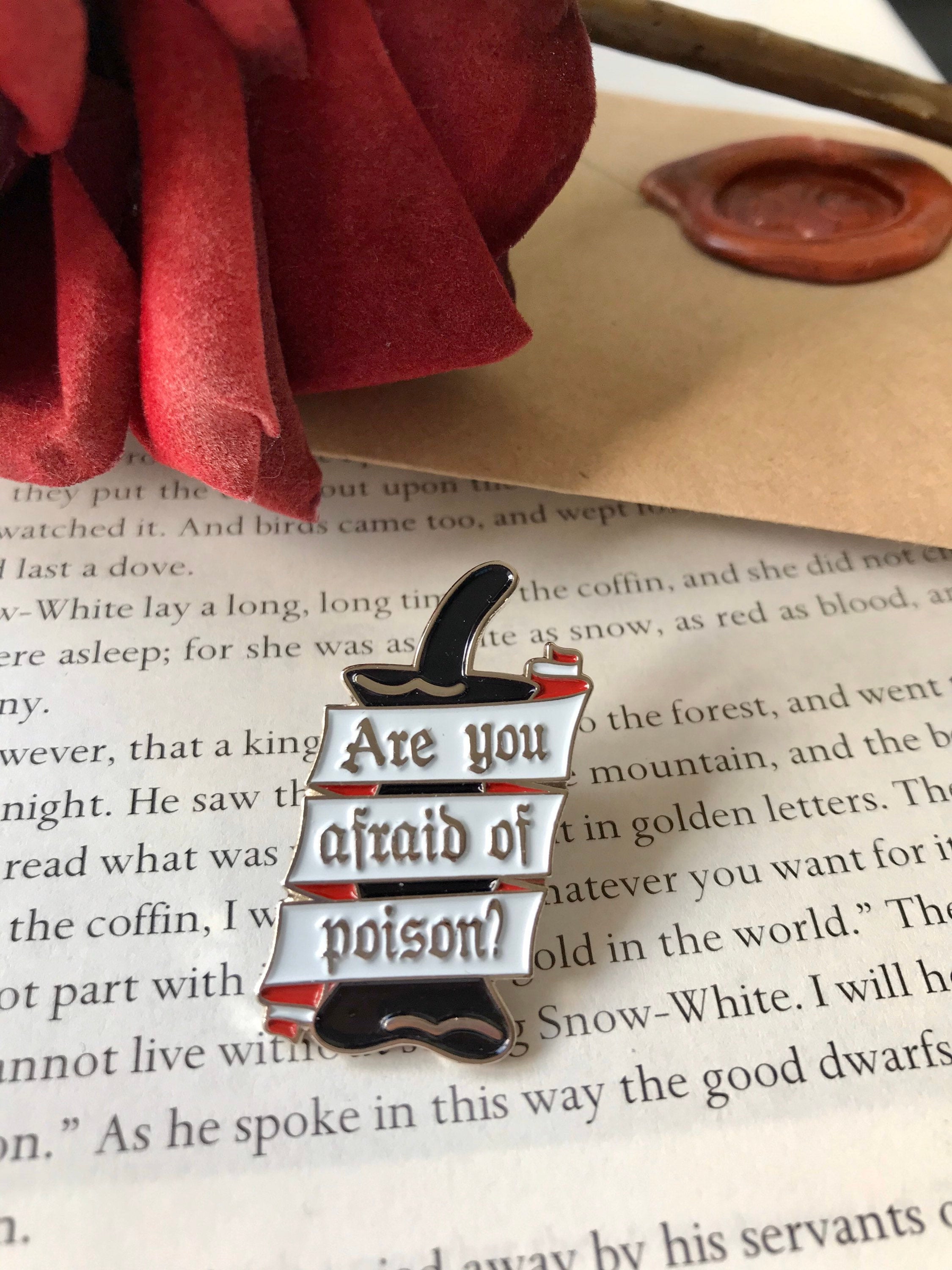 POISON APPLE PIN Soft Enamel Pin Badge Snow White Inspired - Etsy Ireland