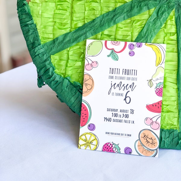 Fruit Invite - Etsy