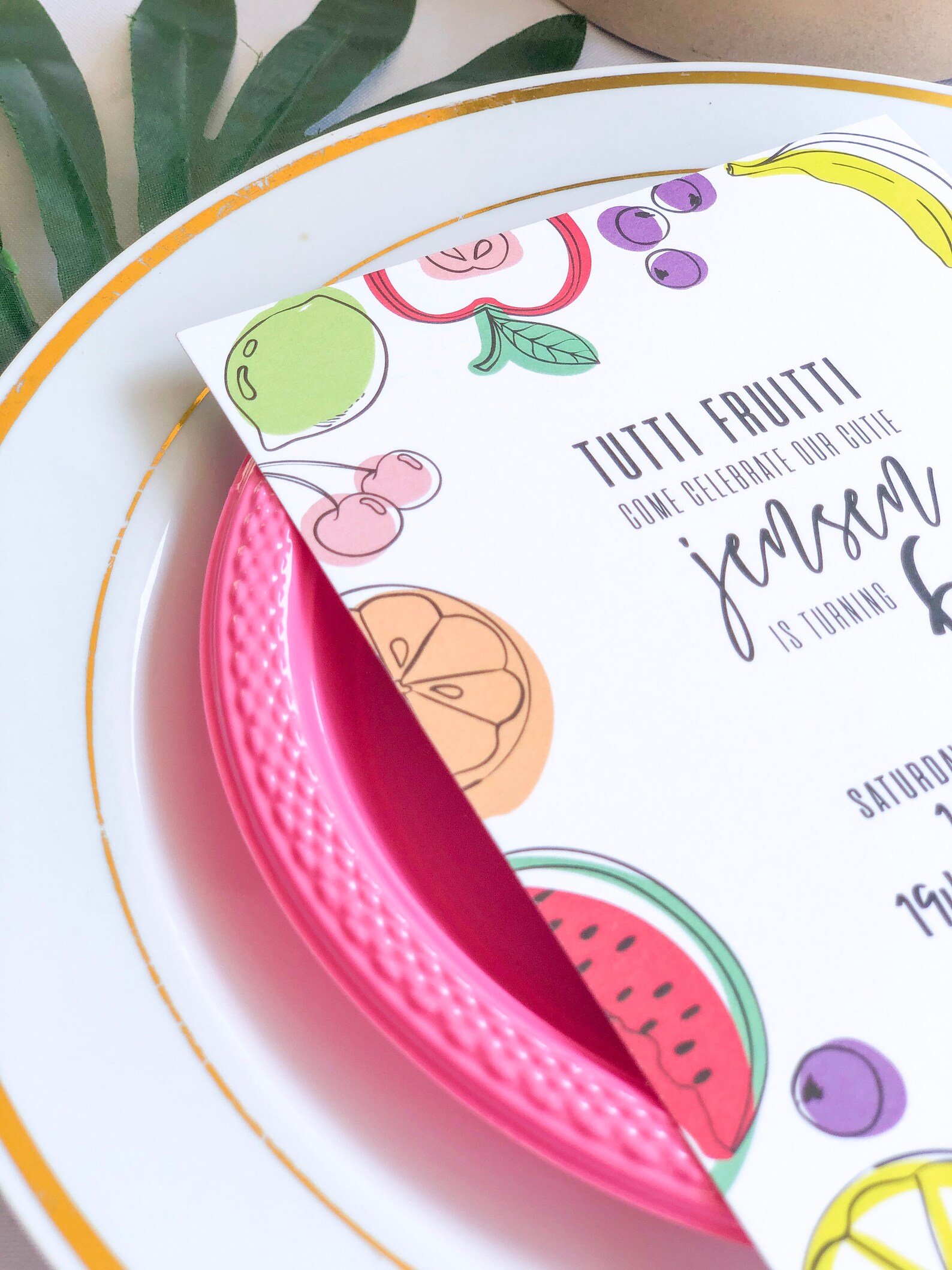 Fruit Birthday Party Invitation, Twotti Frutti 2nd Birthday Party ...