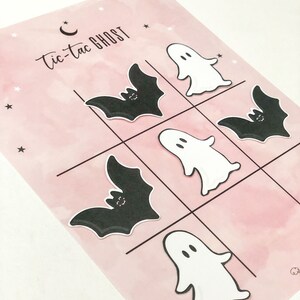 Halloween Tic Tac Toe Printable, Printable Halloween Game, Halloween ...