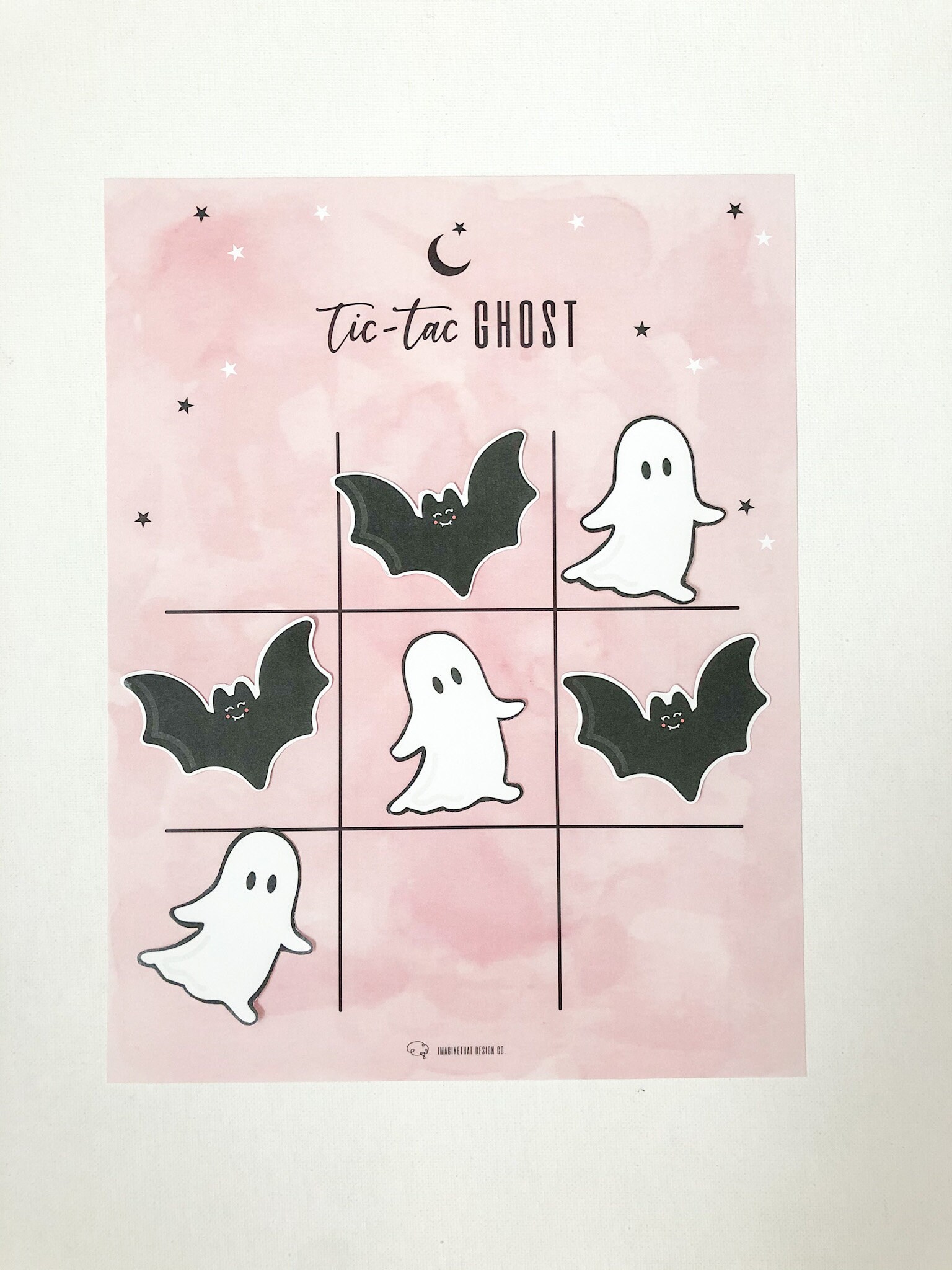 Halloween Tic Tac Toe Printable Printable Halloween Game - Etsy