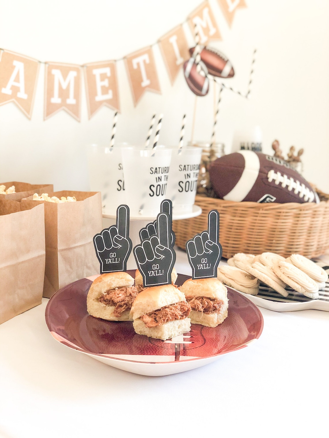 Football Party Decor Sports Party Decor Game Day Decor - Etsy