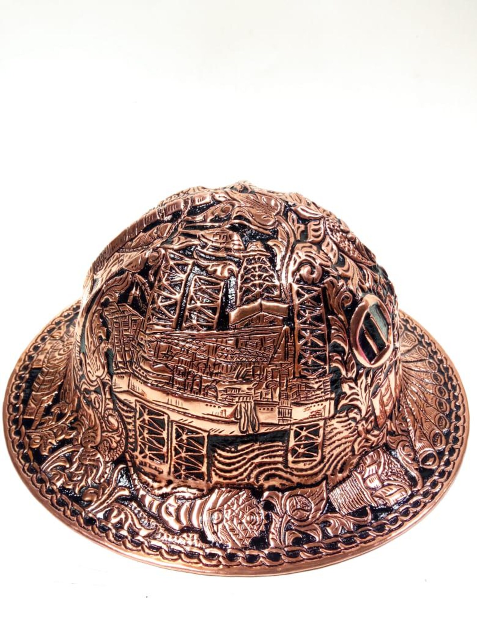 Custom Made Personalized Gifts Copper Full Brim Hard Hat - Etsy