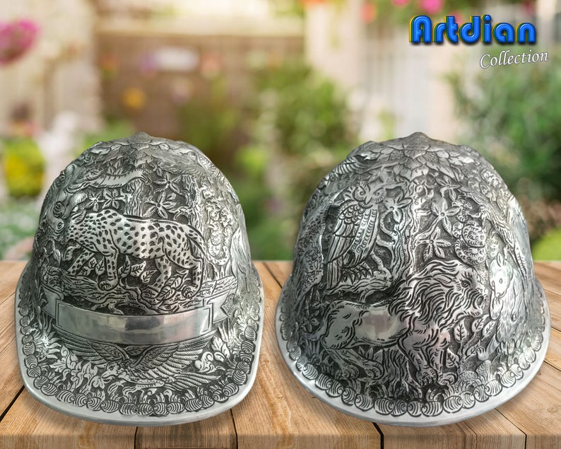 Custom Order Engraved Aluminum Hard Hat Corporate Gift & Souvenir Award ...