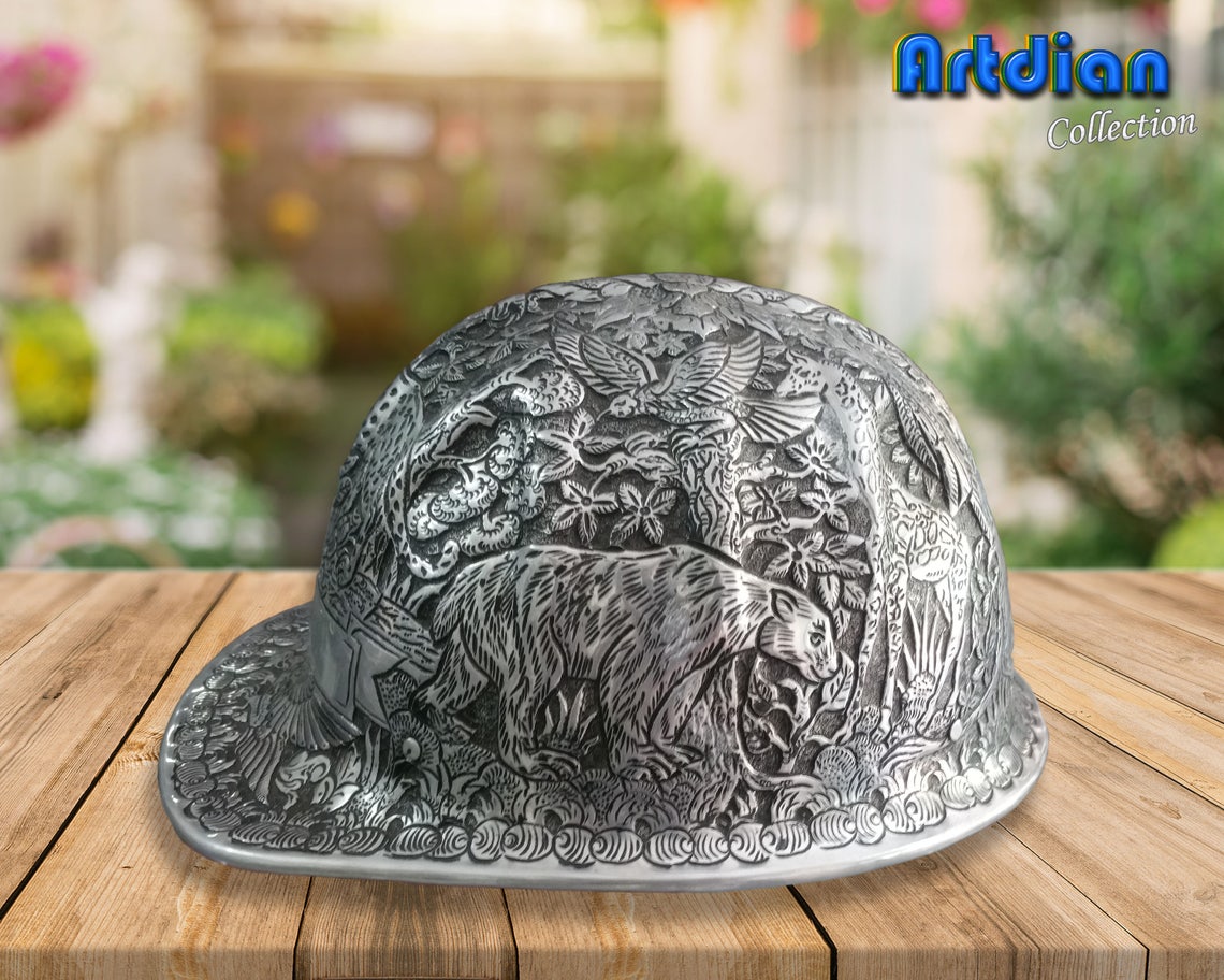Custom Order Engraved Aluminum Hard Hat Corporate Gift & Souvenir Award ...