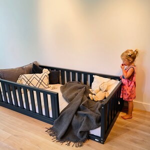 TWIN SIZE 39x75 Inches Handcrafted Montessori Bed Floor TWIN - Etsy