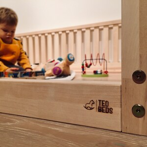 Elegant Full Size Montessori Bed Frame for Toddler 53x75 - Etsy