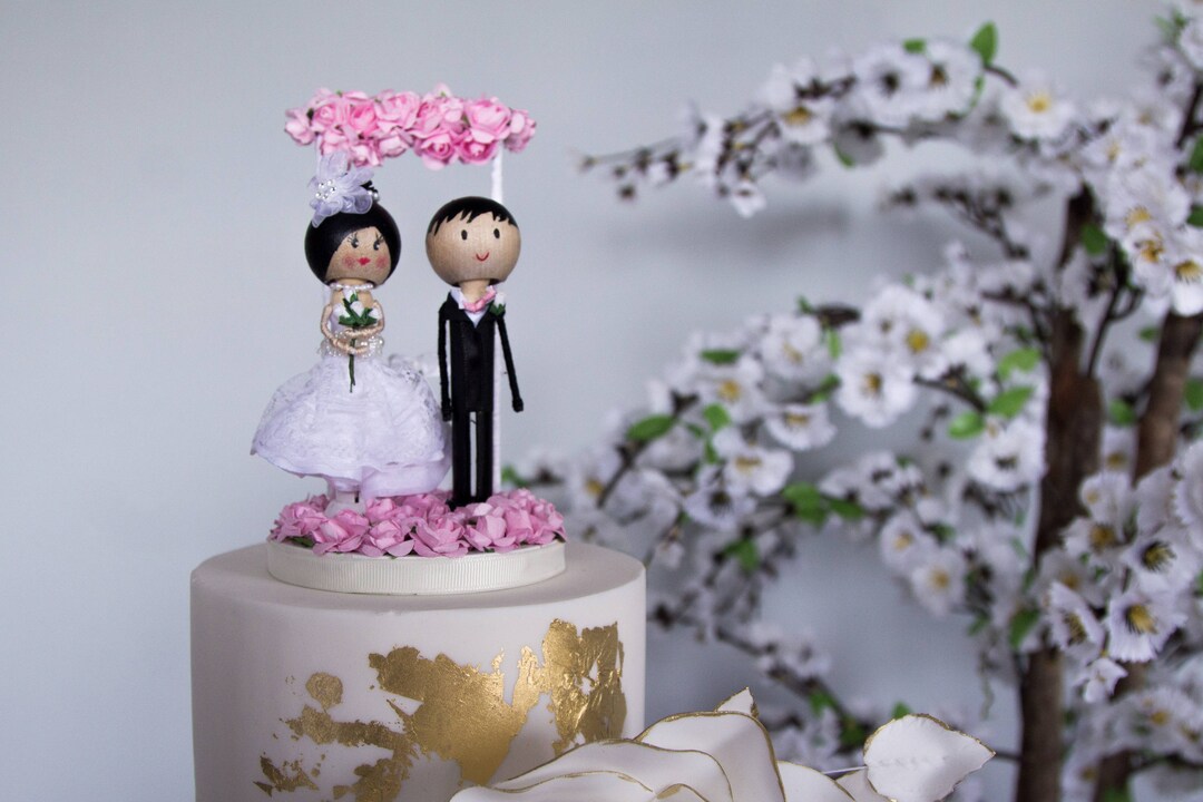 Custom Wedding Cake-toppers Made to Order - Etsy