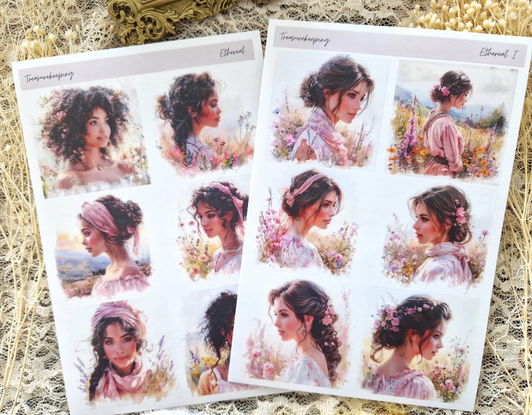Ethereal Sticker Sheet - Etsy
