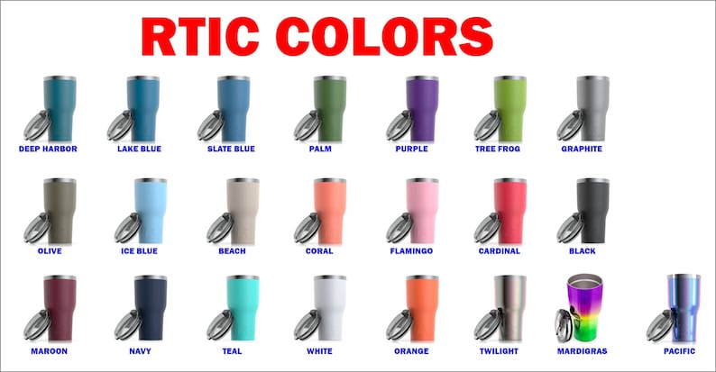 20 Oz. RTIC TUMBLER Personalized With Laser Engraved Name - Etsy