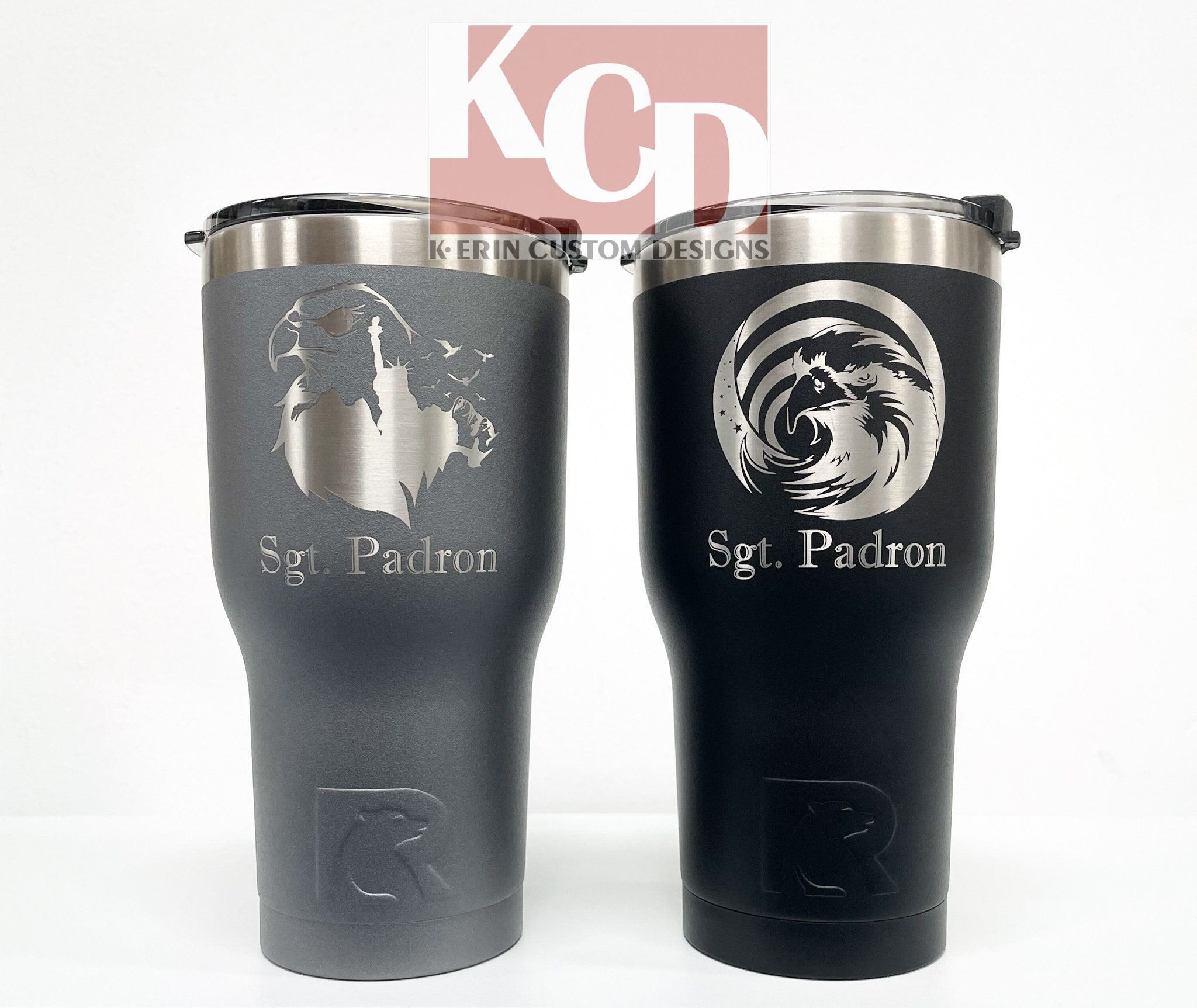 40 Oz. RTIC TUMBLER Personalized With Laser Engraved Name | Etsy