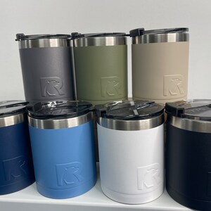 12oz RTIC Lowball Tumblers Stainless Double Insulated Personalized ...