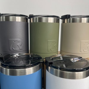 12oz RTIC Lowball Tumblers Stainless Double Insulated Personalized ...