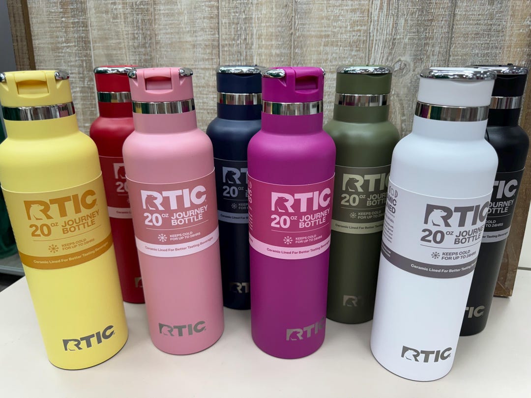 RTIC 20oz Journey Bottle - Custom Engraved - Ceramic Lined for Great ...